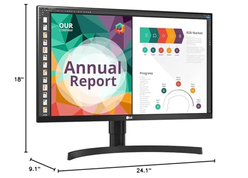 LG 27BN85U-B 27" Monitor, 3840X2160, 16:9 IPS, HDMI 2.0 (2) USB-C