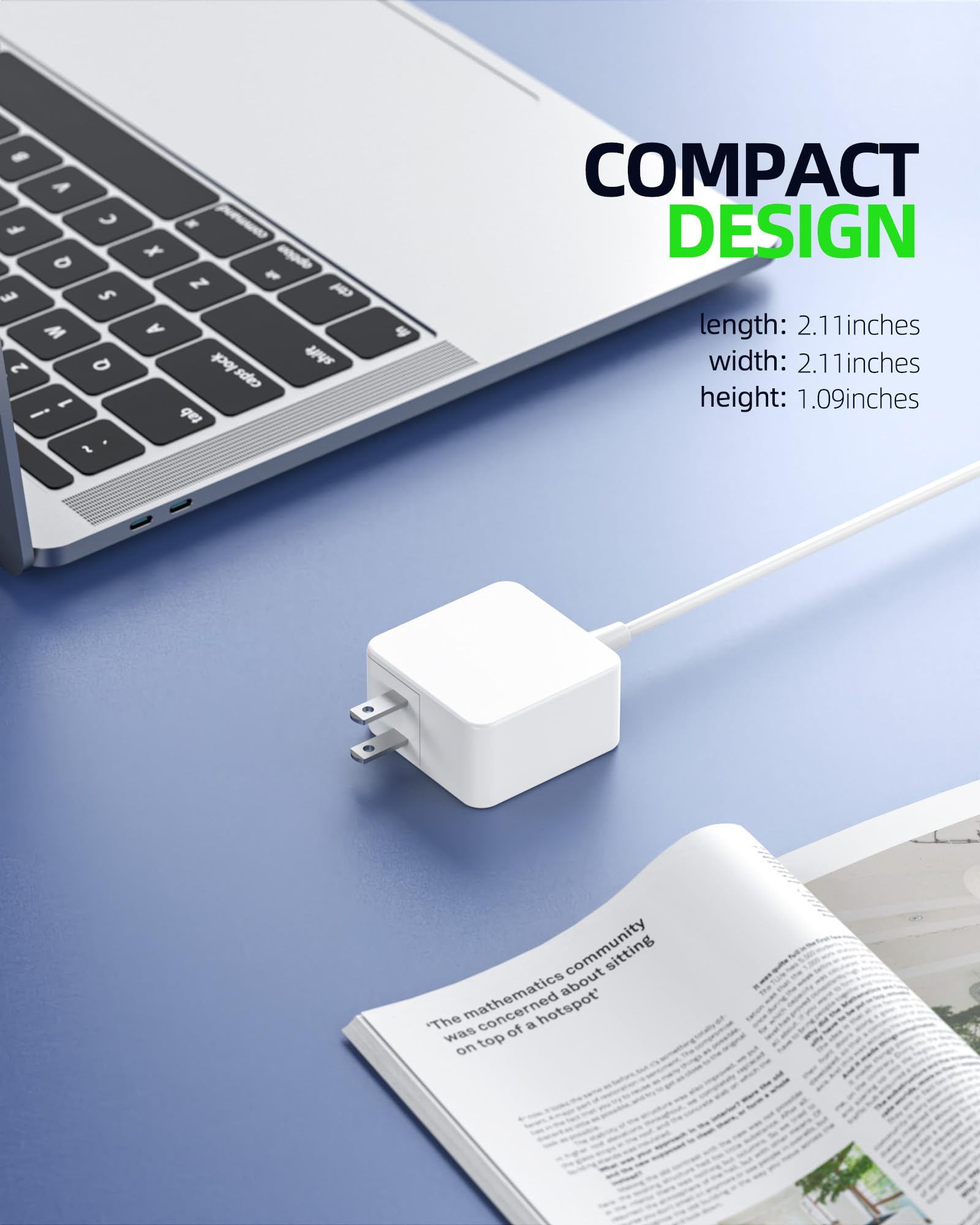 Power Cord Fit for Google-Nest-Hub-Max Speaker AC Charger Supply Adapter(Not Fit for Nest Hub)