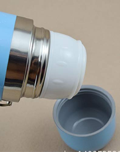 Thermoses for hot food mug an vacuum coffee bottle cold hot water insulated flask。Thermoses for hot drinks stainless steel thermo tea container (500 ml, Cat Pink)