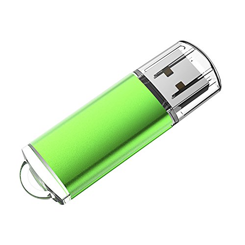 Alihelan 5pcs 16GB Flash Drives USB 2.0 Thumb Drive Bulk Memory Stick Jump Drive Pen Drive Zip Drive for Data Storage (5 Pack, Black/Blue/Green/Pink/Orange, 16 GB)