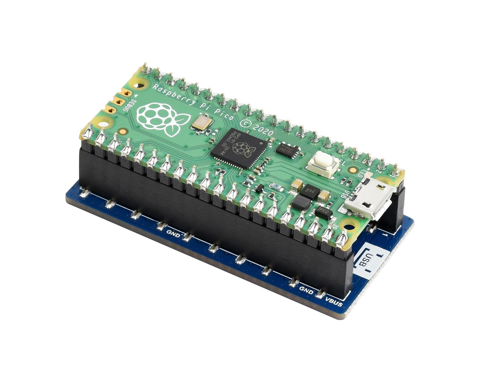 Waveshare RGB Full-Color LED Matrix Panel for Raspberry Pi Pico 16×10 RGB LEDs