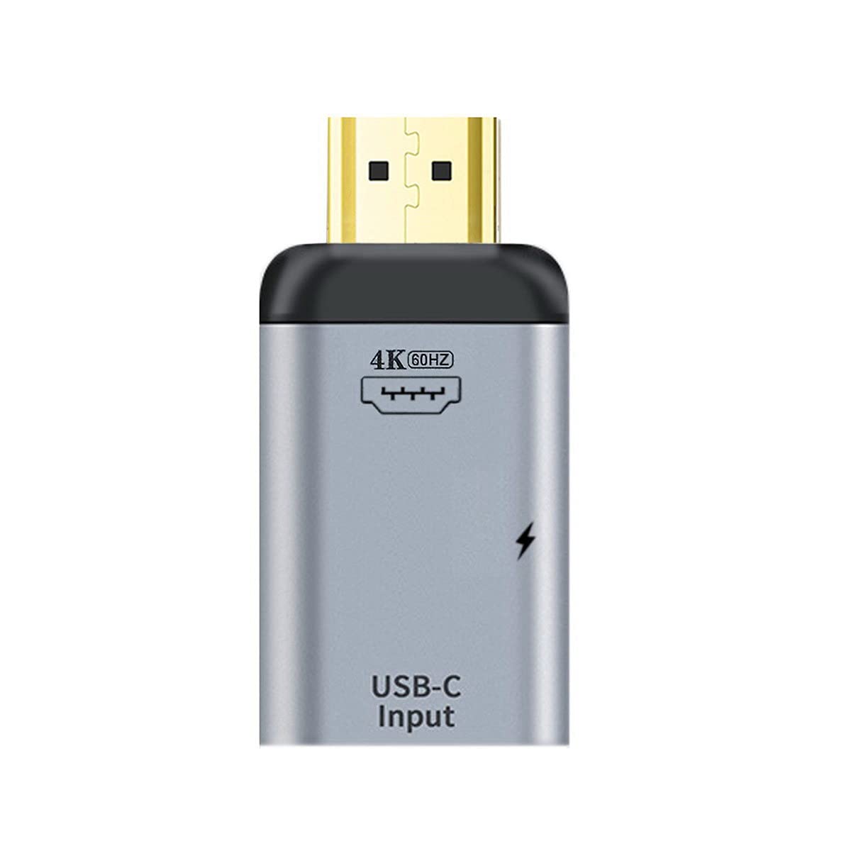 NFHK USB-C Type C Female Source to HDMI Sink HDTV & PD Power Adapter 4K 60hz 1080p for Phone & Laptop