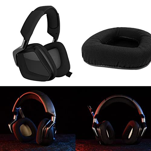 1 Pair Ear Pads Earmuffs Air Permeable Mesh Memory Foam Replacement Ear Cushions Compatible with Corsair Void PRO RGB Gaming Headset