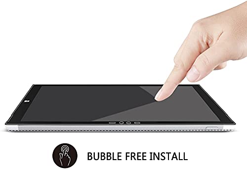 ZenRich (2 Pack) Tempered Glass Screen Protector for Surface Pro 7 Plus/Surface Pro 7/Surface Pro 6/ Surface Pro 5/Surface Pro 4, Glass Screen Film with 9H Hardness/Case Friendly/for S Pen