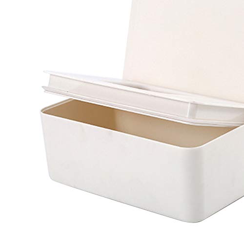7.2inch Wipes Dispenser, Modern Rectangular Wipe Container with Sealing Design Portable Keeps Wipes Fresh, Non-Slip Easy Open/Close Wipes Pouch Case