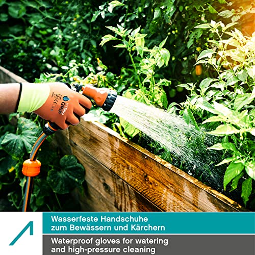 ACE HydroGrip Work Gloves - Water Resistant Glove for Car Washing & Gardening - 09/L (Pack of 2)