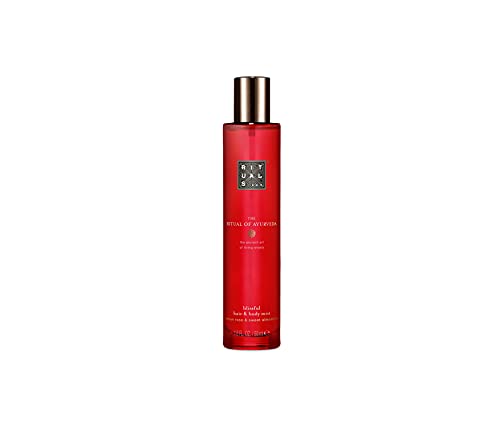 RITUALS Ayurveda Rebalancing Hair & Body Mist - Body Spray with Indian Rose & Sweet Almond Oil - 1.6 Fl Oz