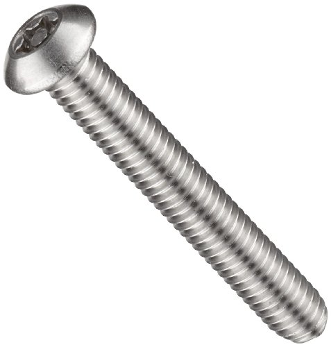 18-8 Stainless Steel Socket Cap Screw, Plain Finish, Button Head, Internal Hex Drive, 30mm Length, Fully Threaded, M5-0.8 Metric Coarse Threads, Made in US (Pack of 25)