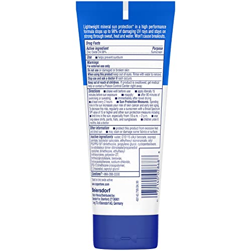 Coppertone Sport Mineral SPF 50 Zinc Oxide Mineral Sunscreen Multi Pack, Sport Mineral Body Sunscreen Lotion & Sport Mineral Face Sunscreen Lotion (5 fl. oz. + 2.5 fl. oz. Bundle)