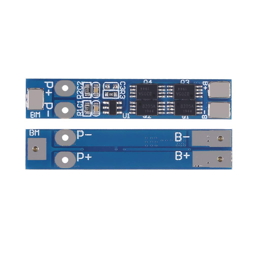 ACEIRMC 2S 7.4V 8.4V 8A 18650 Charger PCB BMS Protection Board for Li-ion Lithium Battery Cell (8pcs)