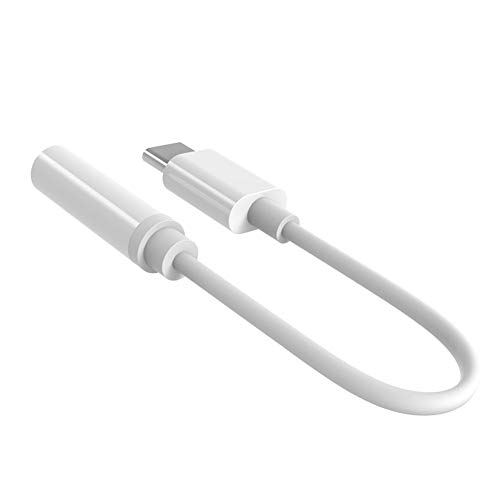 MOHALIKO Headphone Adapter 3.5 mm, USB Type C to 3.5mm Female Headphone, Portable 3.5mm to Type-C Adapter Audio Jack Cable Converter for All Kinds of Music Equipment Black