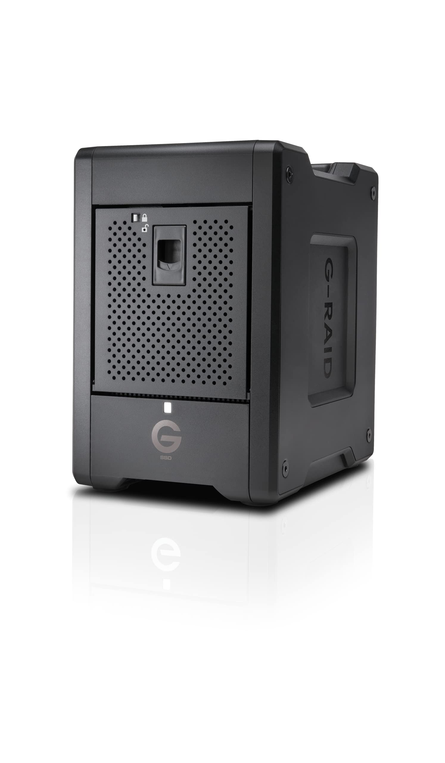SanDisk Professional 16TB G-RAID Shuttle SSD - Transportable, 8-Bay External Solid State Drive; Thunderbolt 3 and USB-C; Hardware RAID; up to 2800MB/s Read - SDPS24H-016T-NBAAB