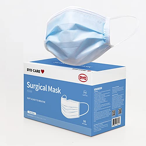 BYD CARE Single-use Level II Ear Loop Mask, Non-sterile, Appropriate for medical or personal use (50)