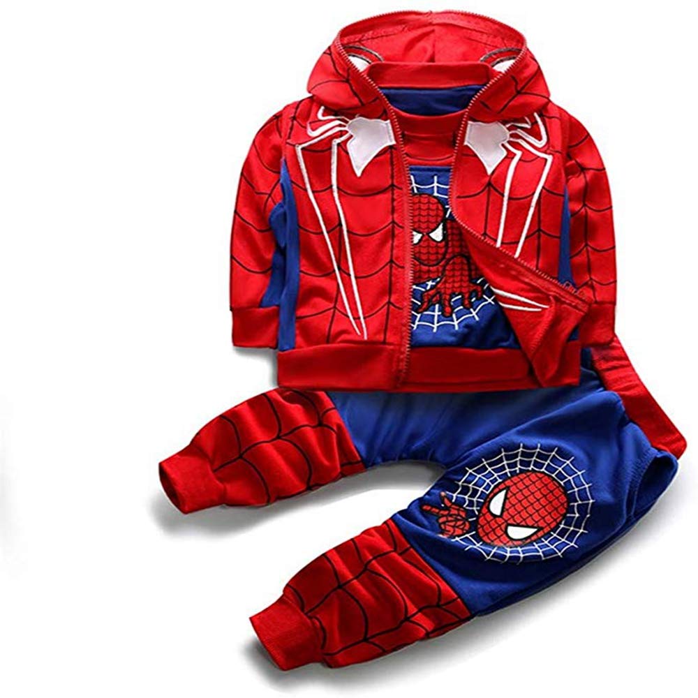 3Piece Toddler Little Kids Baby Boys Casual Outfits Set,Long Sleeve Pullover Sweatshirt Vest Hoodie Pants Clothing Suit Blue