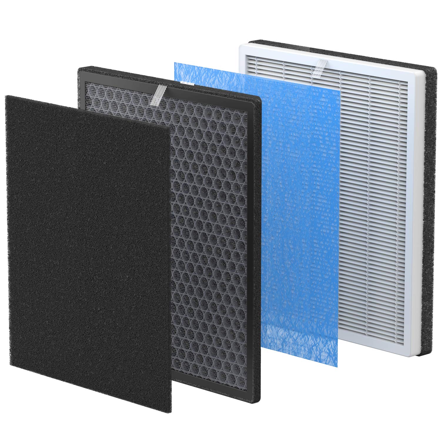 【Official Authentic】 RENPHO Air Purifier Replacement Filter Set for Models RP-AP001/ RP-AP001S/ RP-AP002 [Upgrade on the Basis of Blue] Exclusively for humid environment