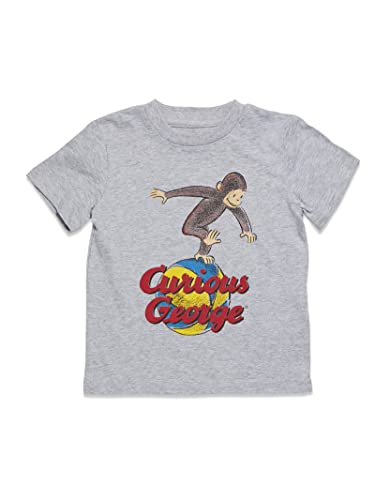 Curious George Infant Baby Boys 2 Pack Graphic T-Shirts Gray/Blue 18 Months