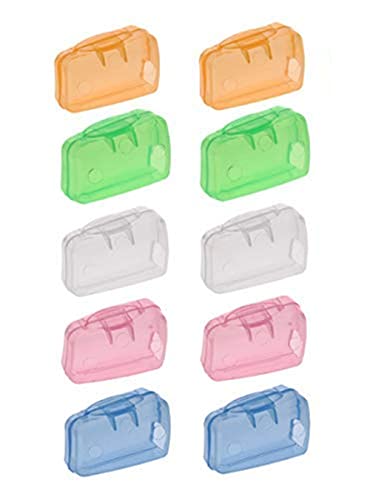 Cafurty 10PCS Toothbrush Covers Head Caps Toothbrush Holder Case Travel Container for Travel Camping Business Trip Toothbrush Cover
