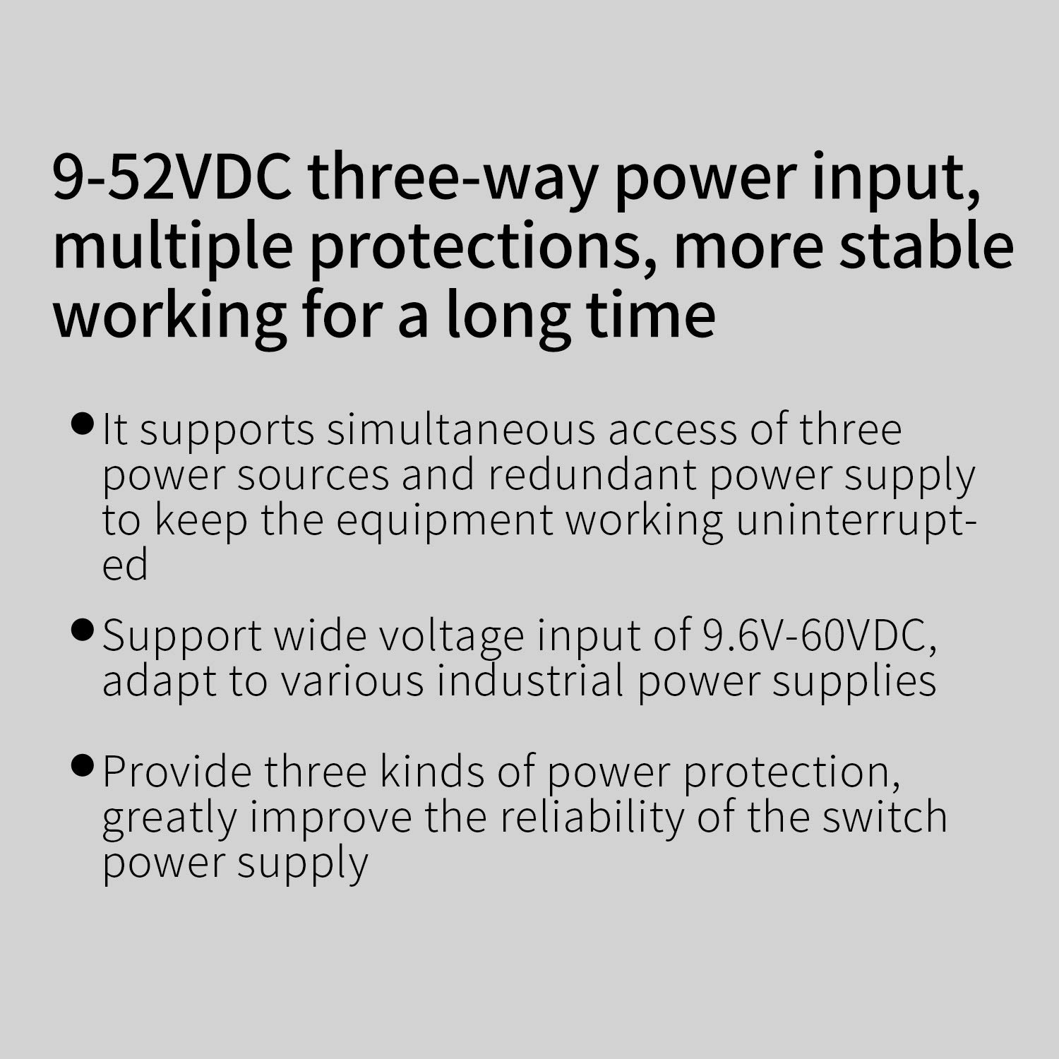 5-Port Hardened Industrial DIN-Rail Switch Network Switch (-40 to 70 ºC),5 x 100Mbps Ports,1Gbps Switching Capacity,DIN-Rail Included, Lifetime Protection