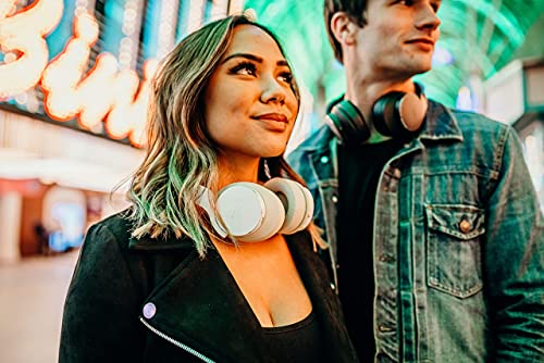 Altec Lansing Comfort Q+ Bluetooth Headphones, Active Noise Cancellation, Comfortable, Quite, Noise Cancelling Headphone, Up to 26 Hours of Playtime, 30 Ft. Wireless Range, Black (Renewed)