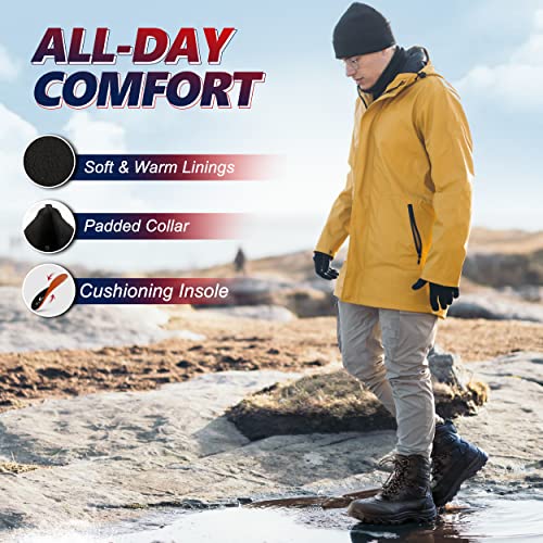 @ R CORD Hiking Boots Women Ankle Waterproof Hiking Boots Women Waterproof Red Size 5