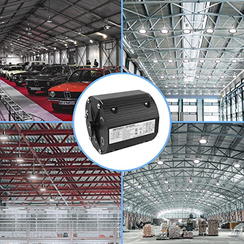40W LED Emergency Backup Battery for UFO High Bay Light, Suitable for Dimmable Emergency LED Driver, Emergency Time 90 Minutes, AC Input 100-347V Output DC170V, UL Certified 5 Years Warranty (1-Pack)