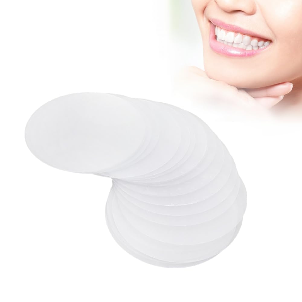 20pcs Dental Hard Splint Sheets Round, Vacuum Forming Sheet Thermoforming Material Round Good Thermoforming Performance, for Vacuum Forming Machine