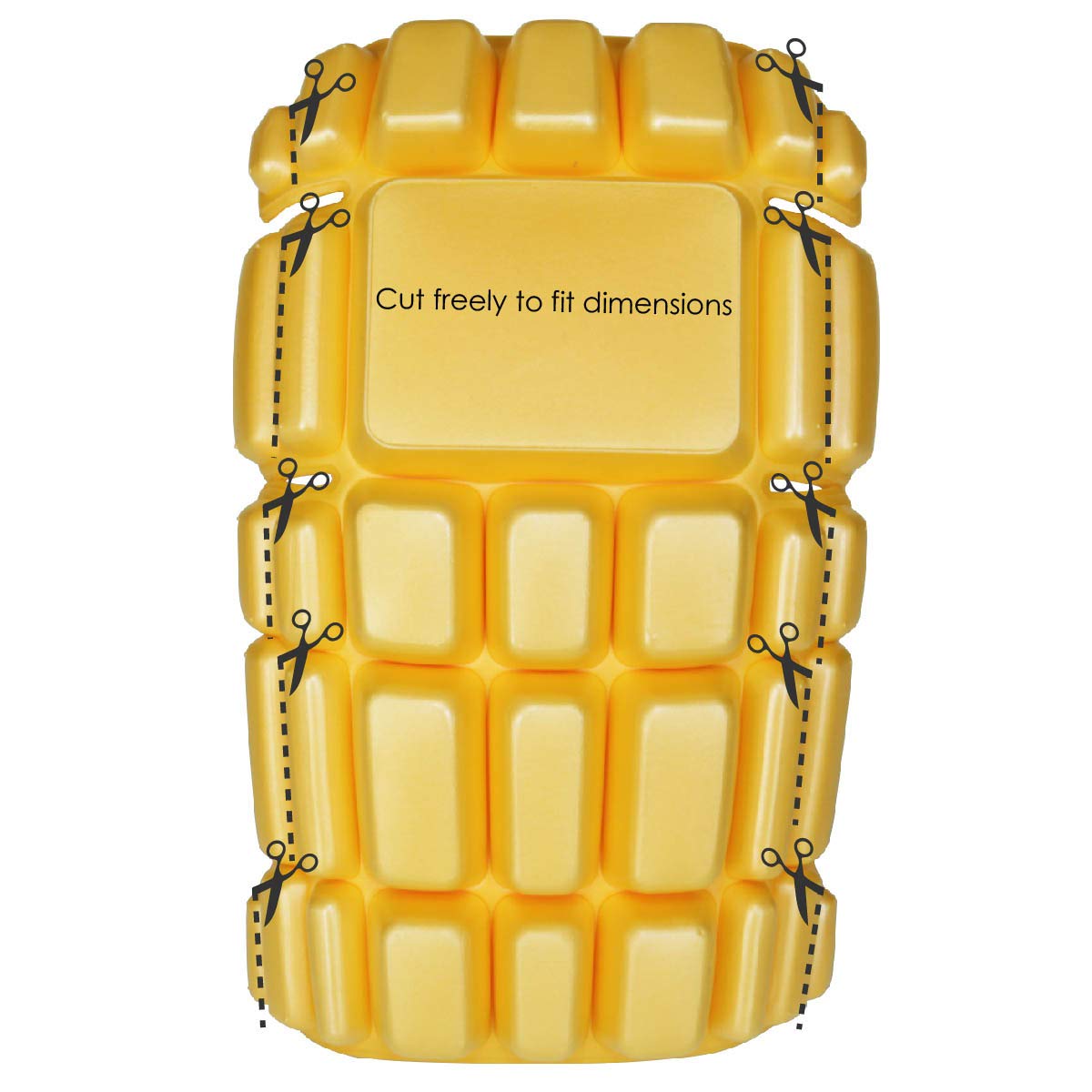 AMANEEST 3 Pairs Foam Knee Pad Inserts,Cargo Pants Knee Pads,Gardening Knee Pads 9.45''x6.6''×0.7"(L-Durable)