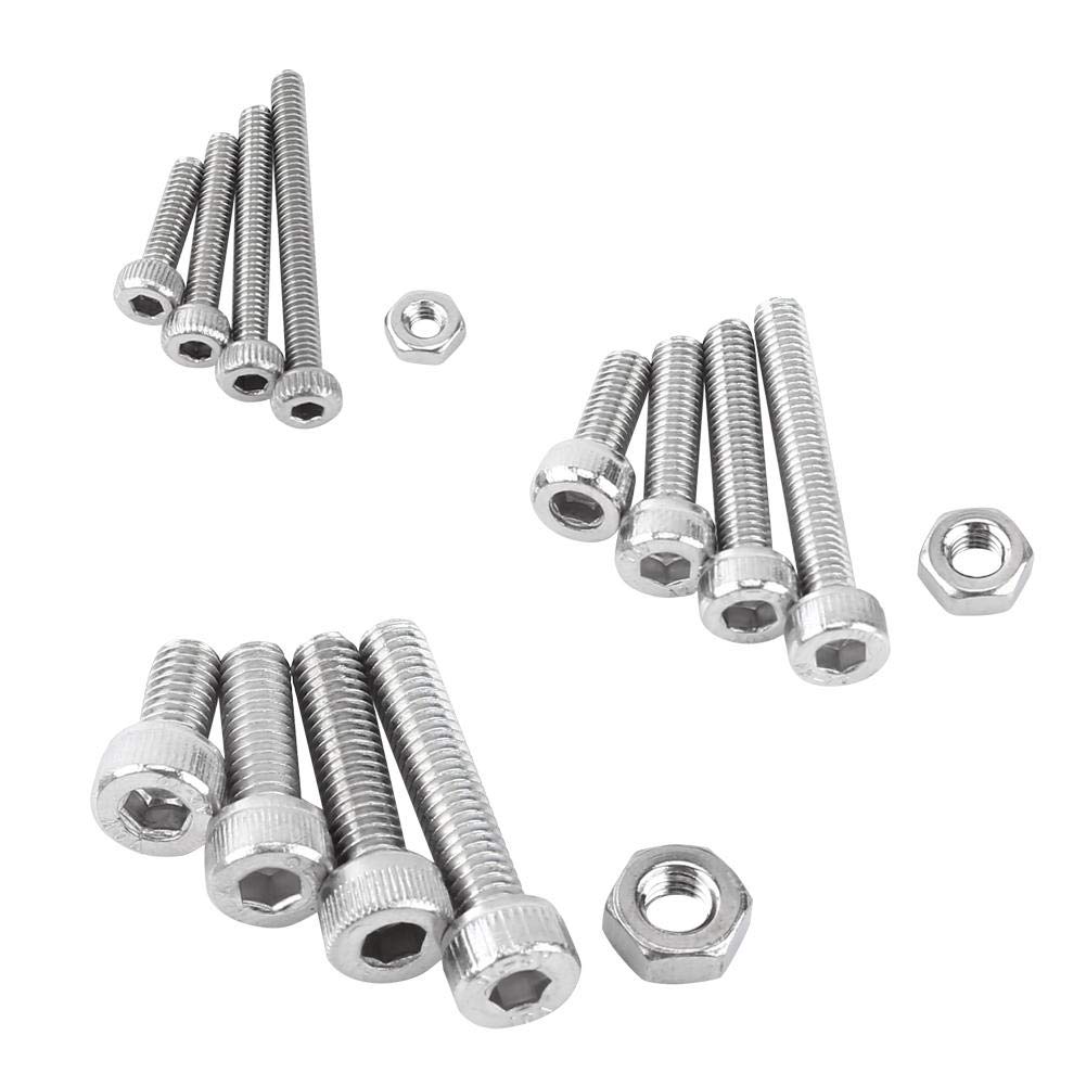 480PCS M2 M3 M4 Screws and Nuts Assortment Kit,Stainless Steel Hex Socket Head Bolt Nuts Assortment Kit,Resistant to and,for Home,Office Appliance,Machinery,Furniture