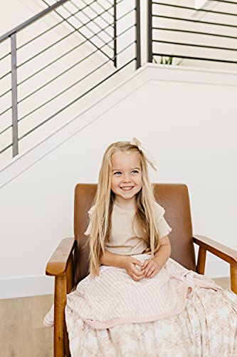 Large Premium Knit Baby 3 Layer Stretchy Quilt Blanket "Kiana" by Copper Pearl