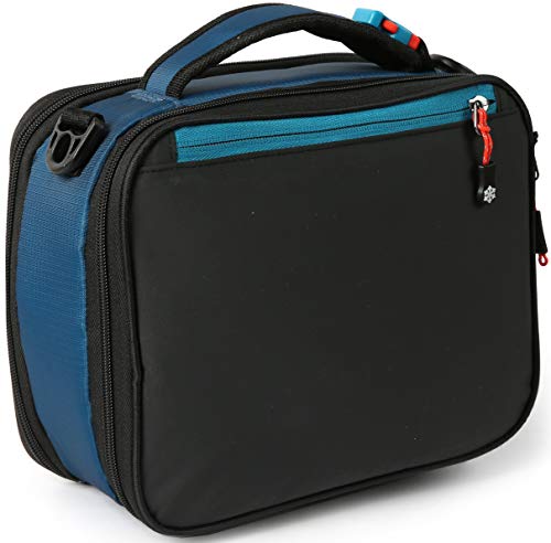 Arctic Zone Titan Deep Freeze Fridge Cold Expandable Insulated Horizontal Lunch Pack with 2X 250g High Performance Ice Walls, Blue