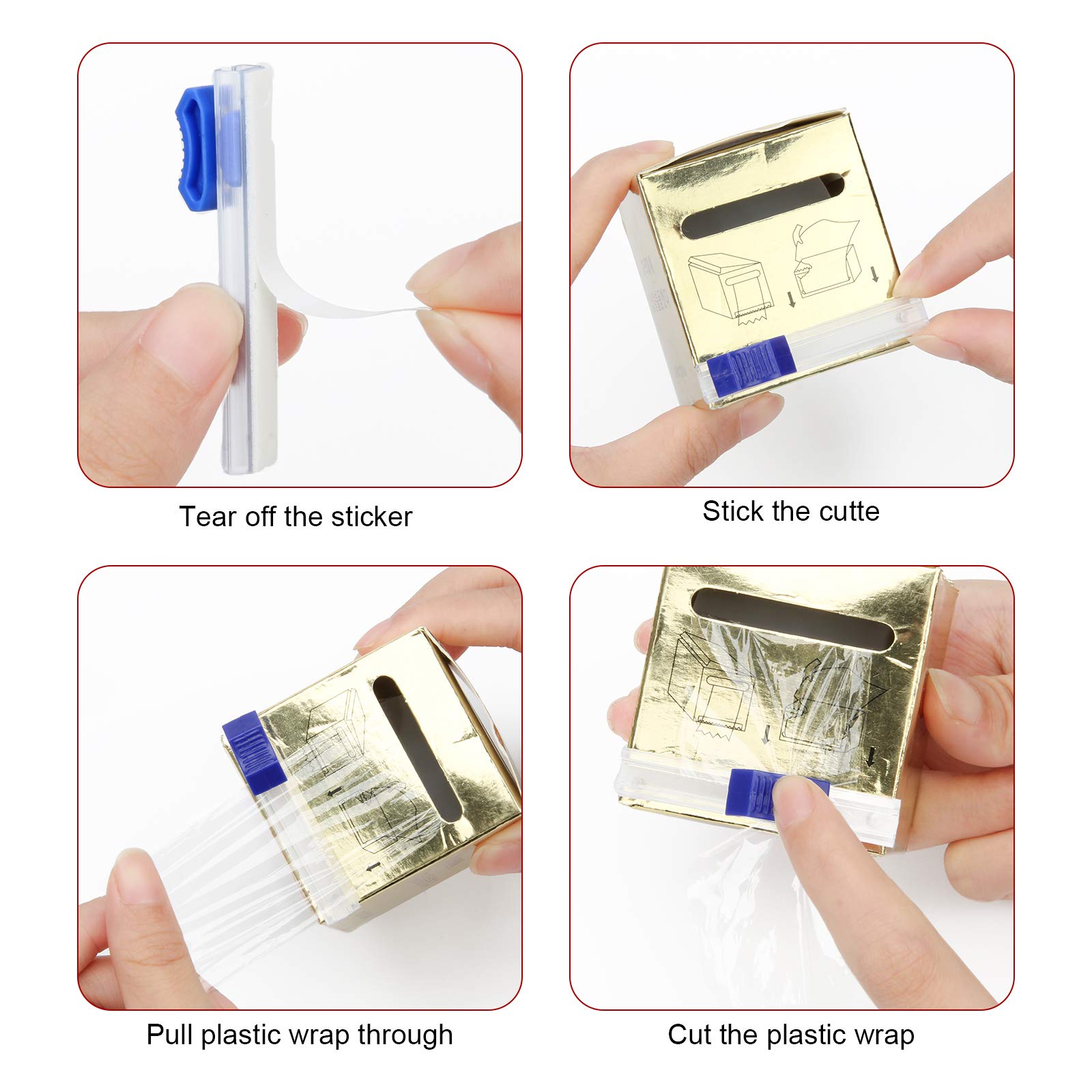 AHIER Disposable Eyebrow Tattoo Plastic Wrap Preservative Film for Eyebrow Lips Permanent Make Up Supplies Wrap Cover Tape Roll (1 Pack)