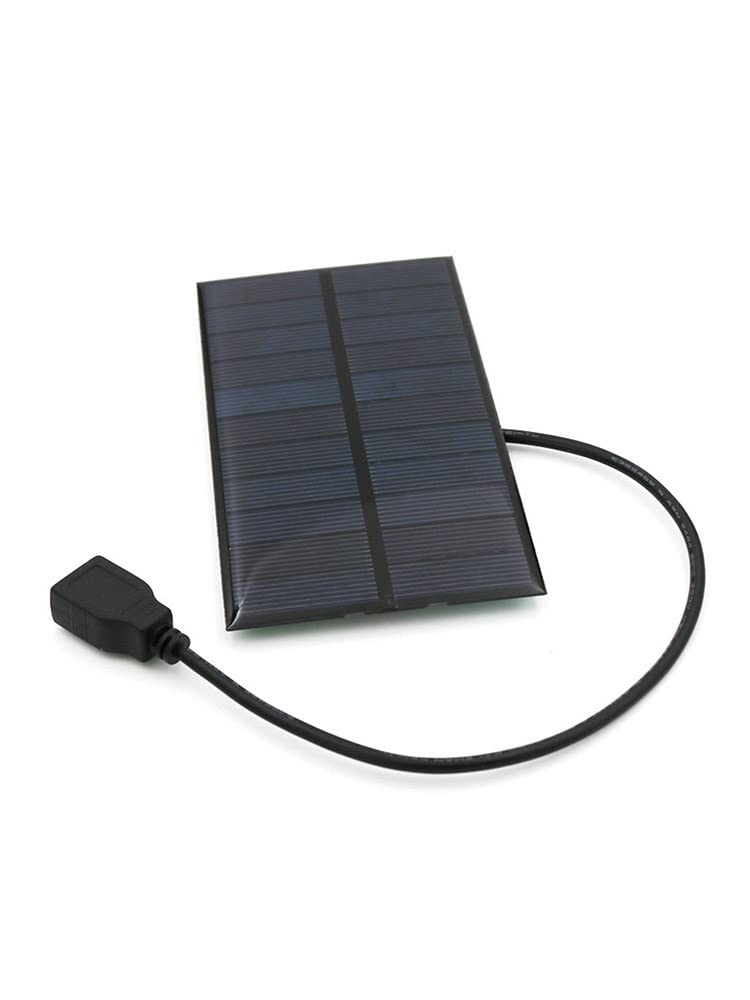 1.65W Solar Charger, 5.5V 300mA USB Portable Solar Panel, Waterproof Solar Phone Charger for Outdoor Survival Camping, Solar Bank for Smart Phone, 1pcs/3pcs