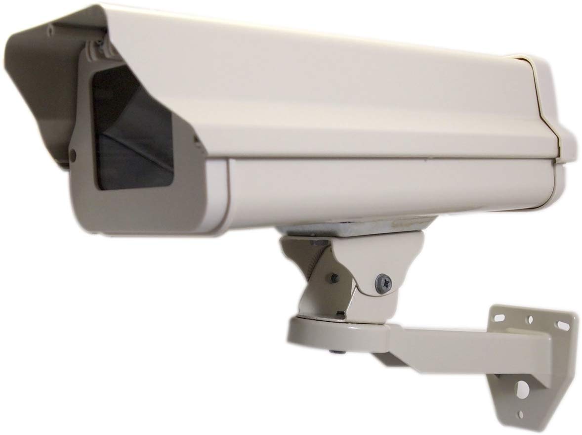 BeElion 2-Part in Pack Aluminum Housing CCTV Security Surveillance Indoor Outdoor Camera Box Weatherproof Heavy Duty and Wall Mount Adjustable Mount Bracket Kit for CCTV Surveillance Cameras System