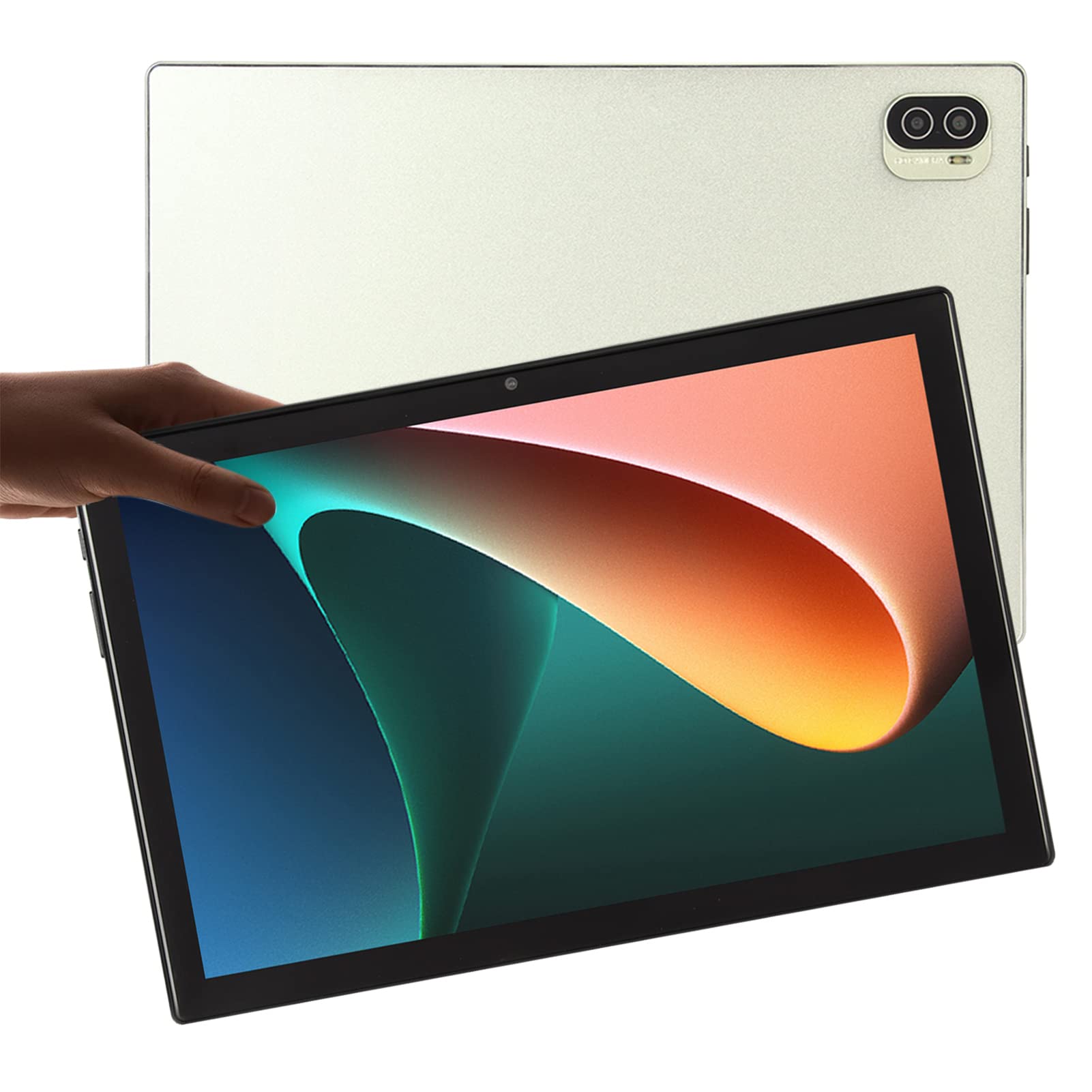 10.1 Inch Tablet, IPS Display 8GB RAM 256GB ROM HD Tablet, Octa Core CPU Dual Camera 5G WiFi 7000mAh Office Tablet for Office, Business, Gaming 100β240V (Green)
