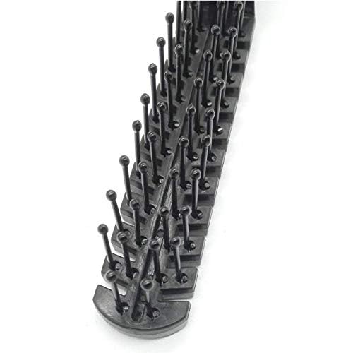 Aeyistry 3 Pcs Portable Travel Hair Comb Brush Foldable Massage Hair Comb Anti-static Hairdressing Tools Set(Black)