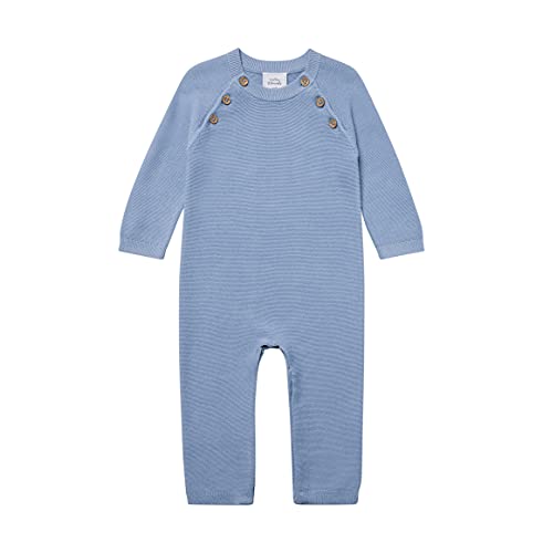 Stellou & friends Knit Romper - 2T Blue Toddler Romper, Baby Romper, Baby Boy Rompers