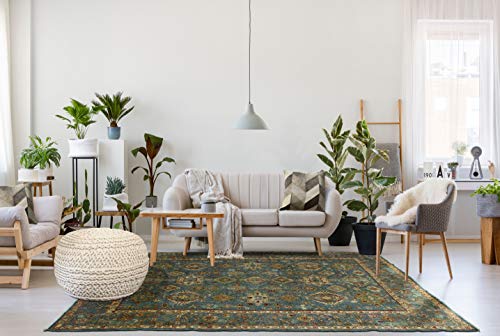 Noori Rug 1 Pillow, Cowhide Chevron Grey