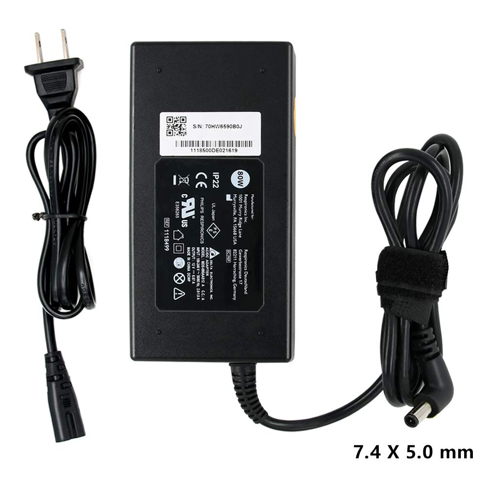 80W AC DC Adapter Charger Replacement for Philips Respironics DreamStation Machines 660P 667P 760 760P 767P