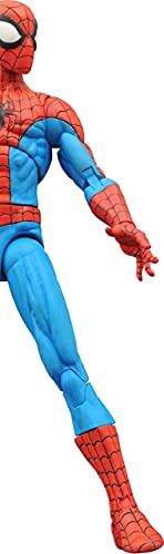 DIAMOND SELECT TOYS Marvel Select: Spectacular Spider-Man Action Figure, Multicolor