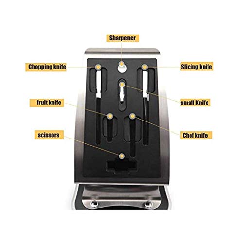 CUJUX Revolutionary Kitchen Countertop Knife Holder Storage Beautiful Way to Display and Identify Each Knife at a Glance (Size : A)