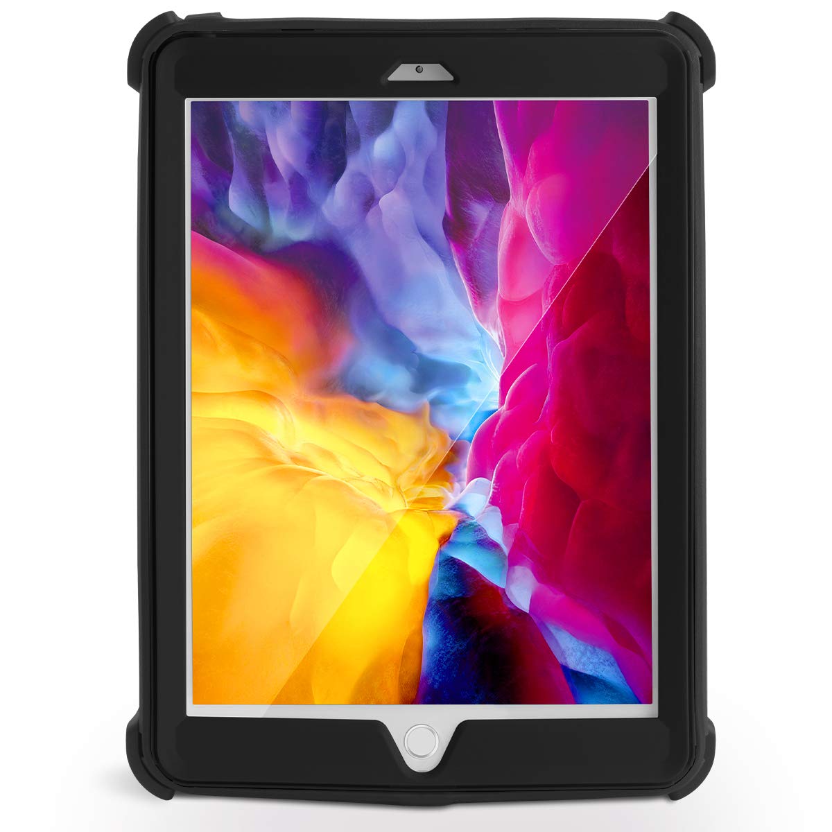 AICase iPad 9.7 Case 2018 iPad 6th Generation Case/2017 iPad 5th Generation Case,Heavy Duty Waterproof Shockproof Triple Layer Defense with Stylus for iPad 9.7 5th/6th Generation (Black)