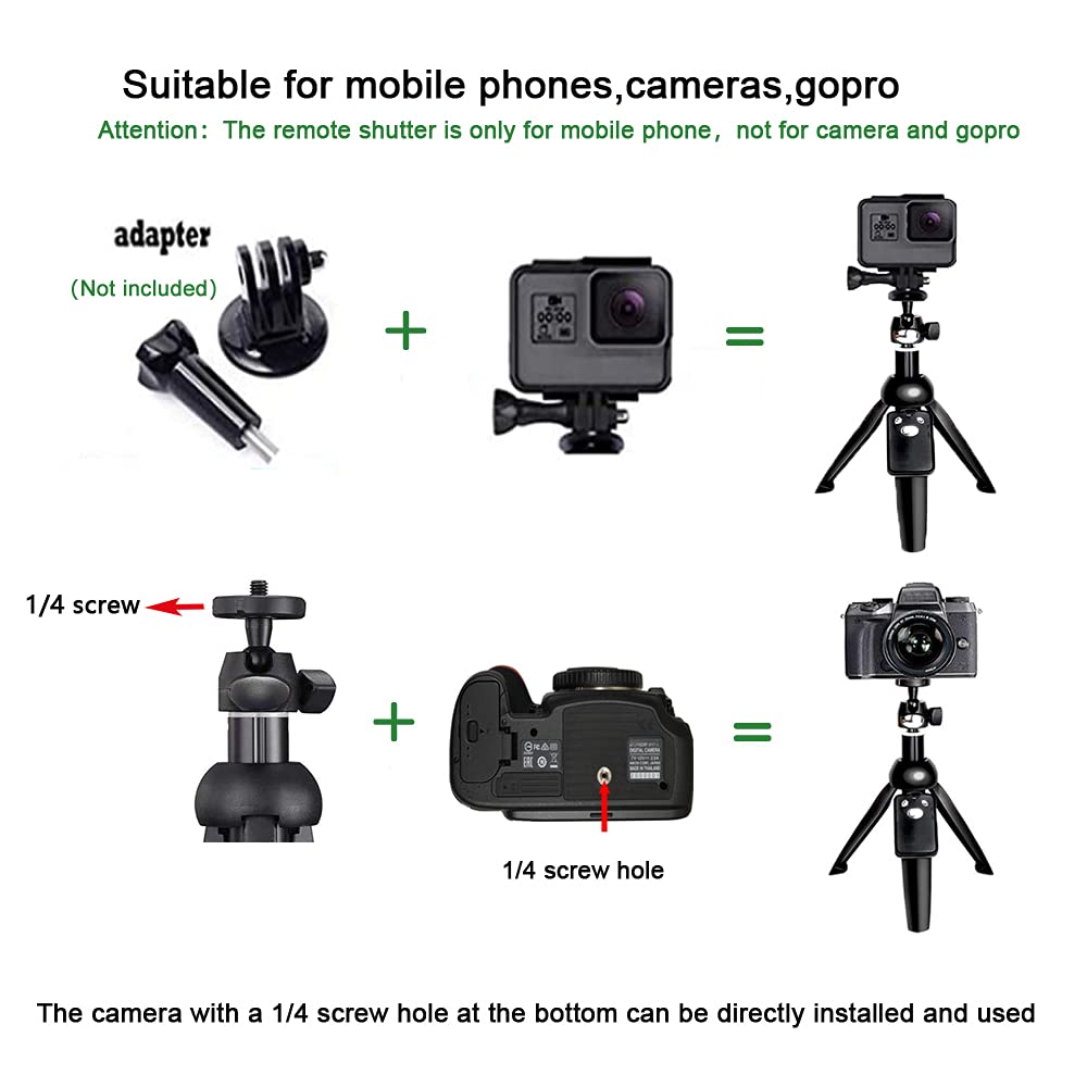Tripod Monopod Selfie Stick, Long Extendable with Wireless Remote Shutter Control Phone Clip Holder,Compatible with All Cellphones