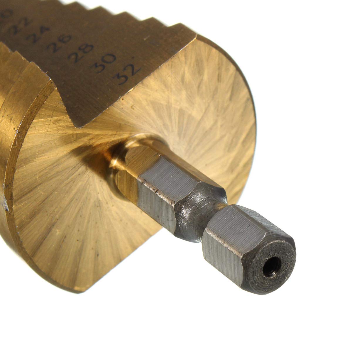 4-12mm 4-20mm 4-32mm HSS Step Drill Bit High Speed Steel Pagoda Drill Bit Hole Cutter (4-32mm)