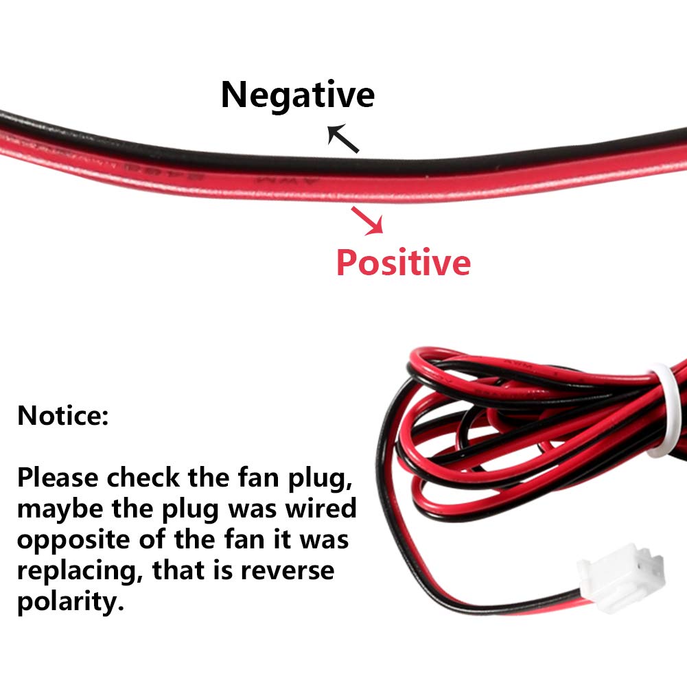 4PCS 3D Printer Brushless Cooling Fan 40x40x10mm DC24V Oil Bearing Blower Fan Turbo fan with 2 Pin Terminal for Hotend Extruder Heatsinks Makerbot MK7 MK8 CPU Chip Arduino Creality Ender 3 Ender 3 Pro