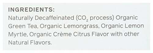 Allegro Tea, Organic Decaf Lemon Green Tea Bags, 20 ct