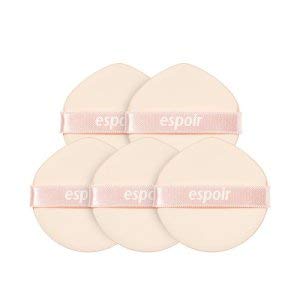 ESPOIR Soft Touch Air Puff 5ea | Flawless Face Makeup Fast and Easily | Makeup Puff for Liquid Foundation, Cream, Powder, Concealer Puff | Foundation Tool Sponge | Korean Makeup