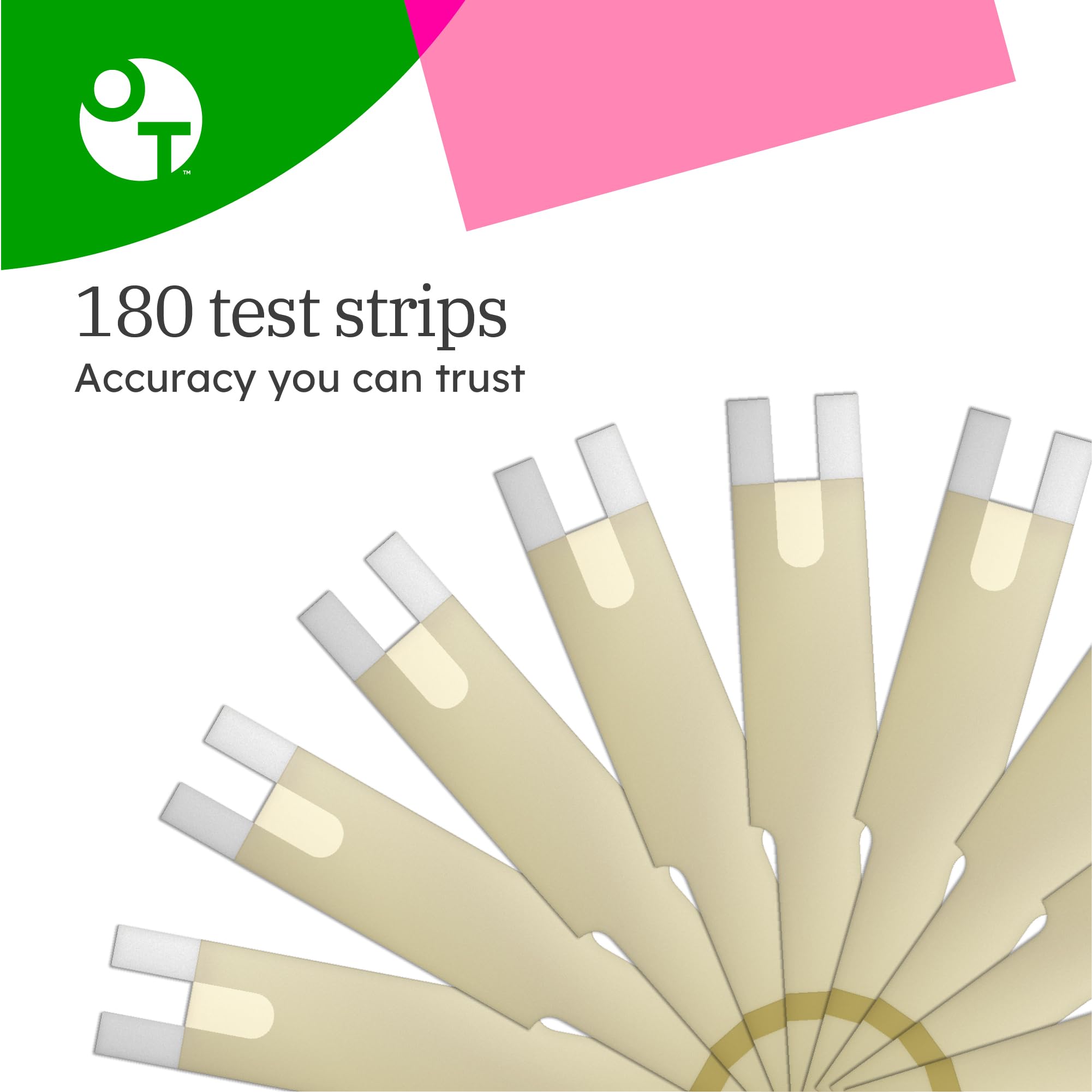 OneTouch Verio Test Strips for Diabetes Value Pack - 180 Count - for Blood Sugar Monitor - Home Self Glucose Testing - 6 Boxes, 30 Strips Per Pack