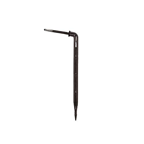tusrai 0.5GPH 25pcs Greenhouse Drip Irrigation System Bend Arrow Drip Stick 6" Long Angle Arrow Dripper