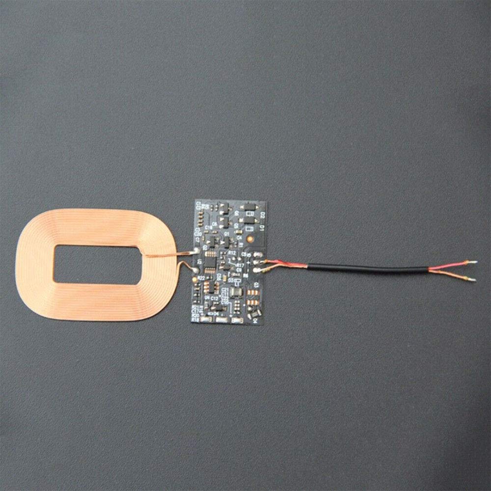Acxico 2Pcs Wireless Charger Receiver Module PCBA Board Coil Universal Qi DIY