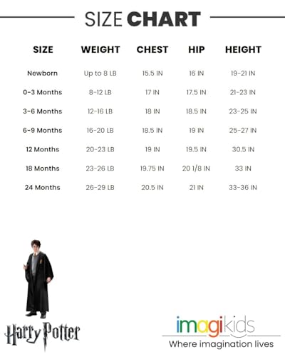 Harry Potter Infant Baby Girls Bodysuit Graphic T-Shirt Mesh Skirt and Leggings 4 Piece Layette Set 18 Months